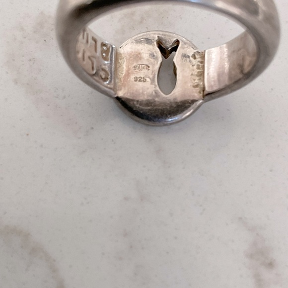 clio blue | Jewelry | Clio Blue Sterling Silver Ring | Poshmark